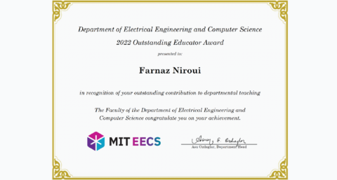 Farnaz Niroui - News